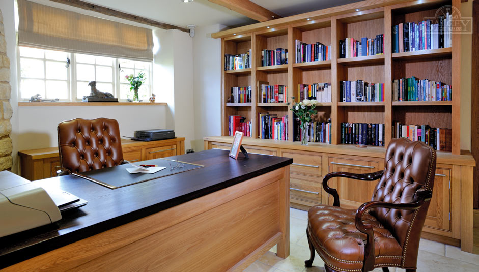 Bespoke Fitted Home Office Studies and Libraries - Salcey Cabinet Makers